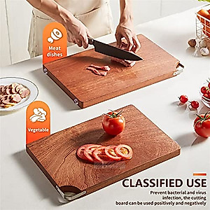 GULRUH Wood Cutting Boards for Kitchen, Wooden Cutting Board Kitchen Cutting Board Unpainted Fruit Cutting Board