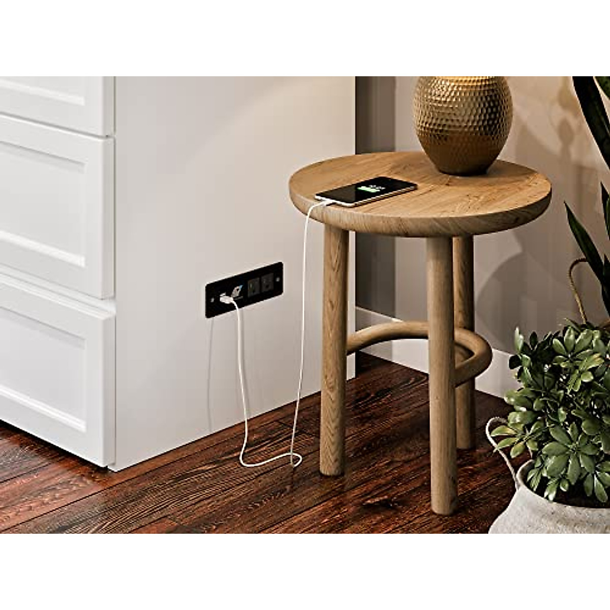 AFI, Northfield Murphy Bed Chest, Queen, White