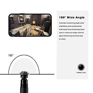 Kasfye Door Peephole Camera,HD 1080P Door Eye Hole IP Camera with 1.78mm Fisheye Lens 180 Degrees Wide Angle Tuya Smart APP Home Security USB Cameras-DC 5V