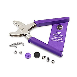 Dritz 24P Heavy Duty Snap Pliers, Purple