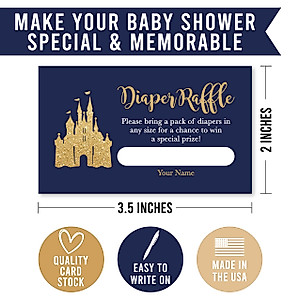 25 Baby Shower Diaper Raffle Tickets For Baby Shower Boy - Prince Baby Shower Games For Boys, Diaper Raffle Cards, Baby Raffle Tickets, Baby Shower Invitation Inserts, Baby Shower Ideas