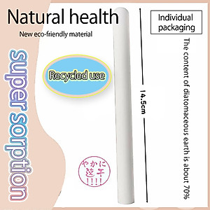 Rouly 5 Packs Diatom Drying Rod Stick Absorb Absorption Rod Desiccant Water Absorption Keep Dry Stick Deodorization Gift,Moisture-Proof Clothing, Repetition Use