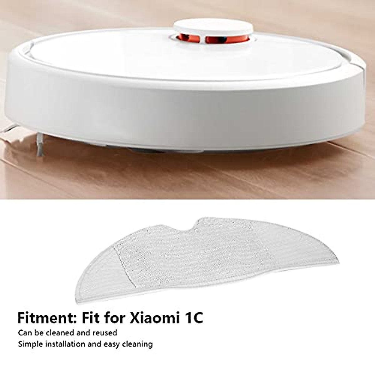 Jerys High Strength Easy to Replace Mop Pad, Floor Product, Durable for Xiaomi 1C Cleaner Floor Mopping and