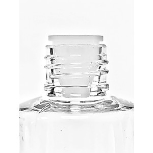 SMFE 20ml Plastic Empty Refillable Nail Polish Touch Up Bottle with Mixing Marble, Conservation Insert and Brush Top, Pack of 2