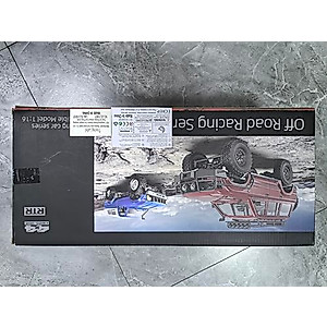 Mostop RC Crawler C14 Rock Crawler RC Truck 4x4 Climbing Vehicle with 2 Batteries, 1:16 Scale 2.4Ghz Remote Control Car Waterproof All Terrain Rock Crawler RC Car with Cool Light, 4WD Offroad Car