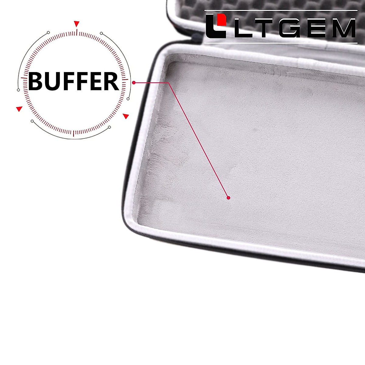 LTGEM EVA Hard Case for Native Instruments Maschine Mikro Mk3 Drum Controller