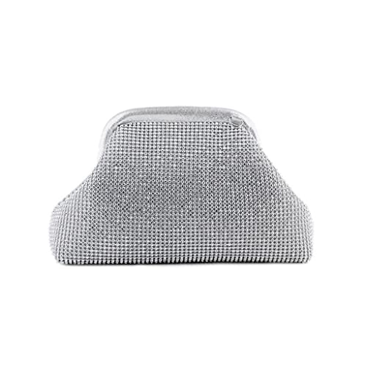 KLHDGFD Rhinestones Soft Evening Bags Diamonds Hobos Day Clutch with Chain Shoulder Wedding Purse Bags (Color : Black, Size