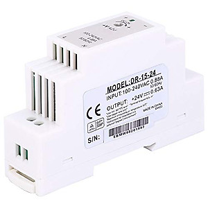 DIN Rail Power Supply, PWM Modulation Method 24V 0.63A Power Supply DIN ...