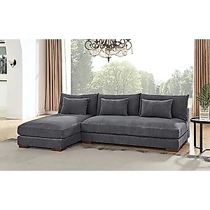 Oadeer Home Modular Sectional, Gray