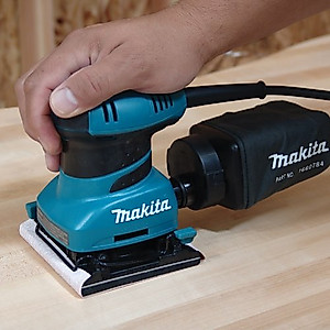 Makita BO4556K 1/4 Sheet Finishing Sander, with Tool Case