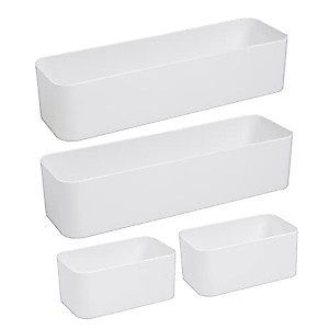 Alipis 4pcs Boxes Wall Storage Box Corner Shelves Wall Mounted Controller Holder Can Organizer for Fridge Home Storage Organizer Adhesive Bathroom Shelf Tv Controller Holder Storage Case