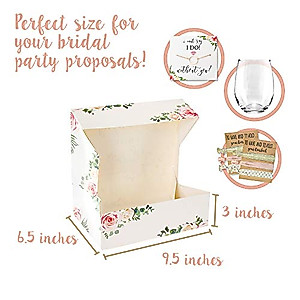 Matron of Honor Proposal Box | 1 pack | Matron of Honor Box | Matron of Honor Proposal Gift | Floral Design