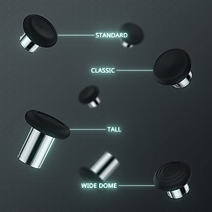 Replacement Thumbsticks 3D Analog Sticks for Xbox Elite Controller Series 2. 14 in 1 Repair Kit with T6 T8 Screwdriver and Swap Magnetic Joystick for Xbox One Elite Controller