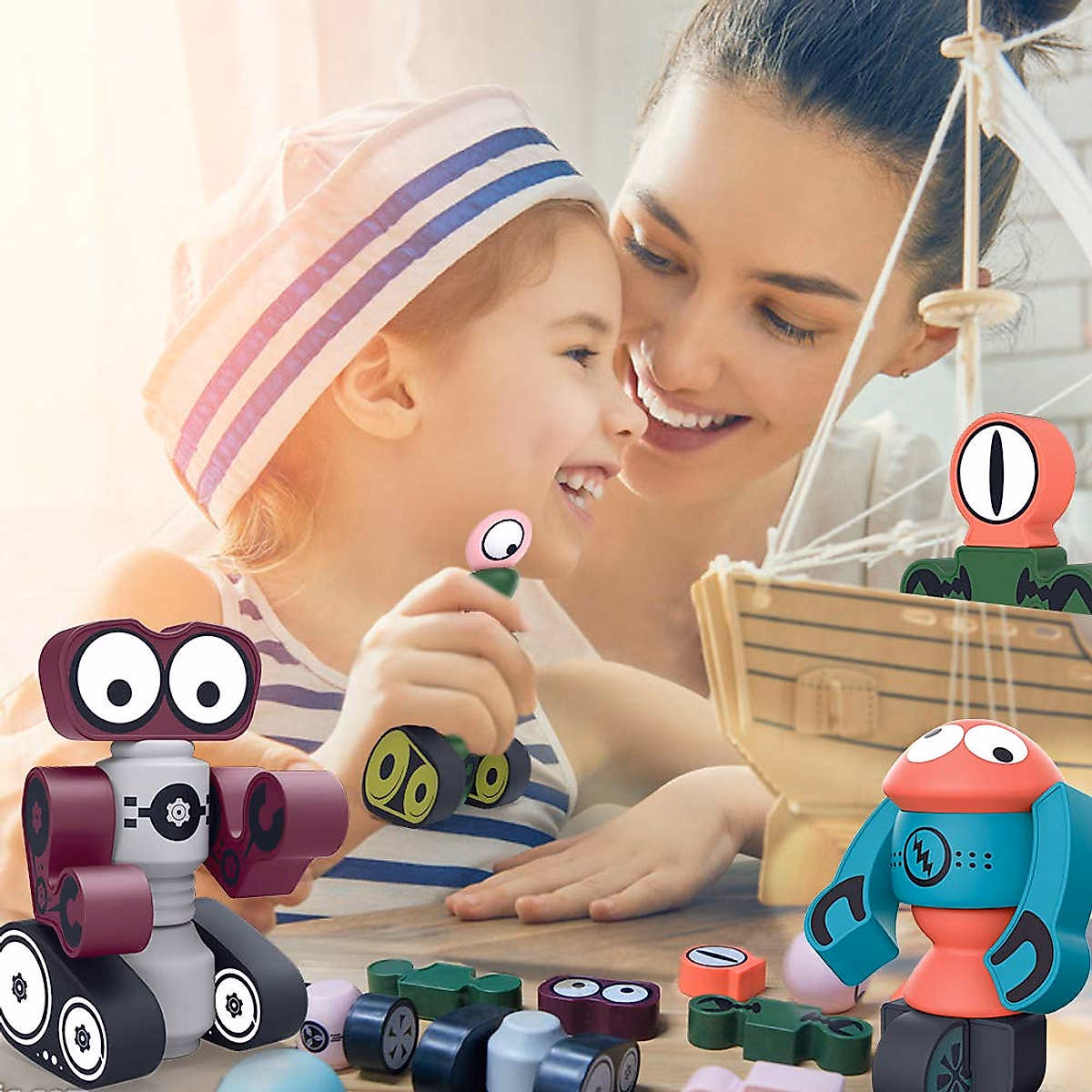 Magnetic Building Blocks Set