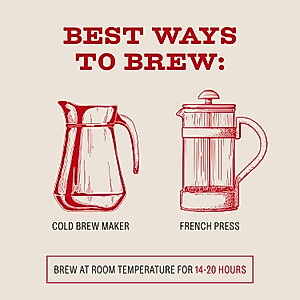 Bizzy Organic Cold Brew Coffee | Bundle | Coarse Ground Coffee | Smooth & Sweet 1 LB + Breakfast Blend 1 LB | 2 Pack