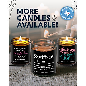 Swiftie Candle, Taylor-Inspired Gifts for Swifties, Perfect Swiftie Gifts for Women and Music Merch Singer Fans with Definition of Swiftie, Best Birthday Gifts for Swifties