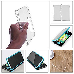 Game Console Protector Case Clear Protective Soft Cover Case Cover Shell Skin for Nintendo New 2DS XL LL