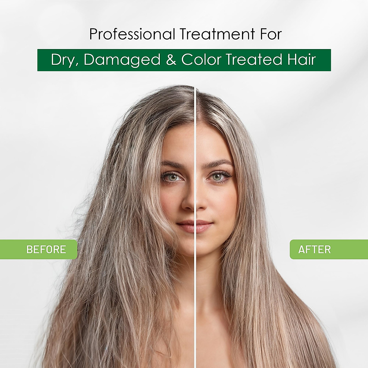 Herbishh Argan Hair Mask-Deep Conditioning & Hydration For Healthier Looking Hair for very Dry, Weak, Stressed Out Hair, No Sulphates, No Parabens