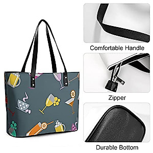 Womens Handbag Glass Pattern Leather Tote Bag Top Handle Satchel Bags For Lady