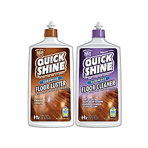 Quick Shine 2 Pack Smart Combo & Sustainable Hard Surface Floor Mop Refill Mop Pad Cover, 12" W x 6" D x 1/2" Thick