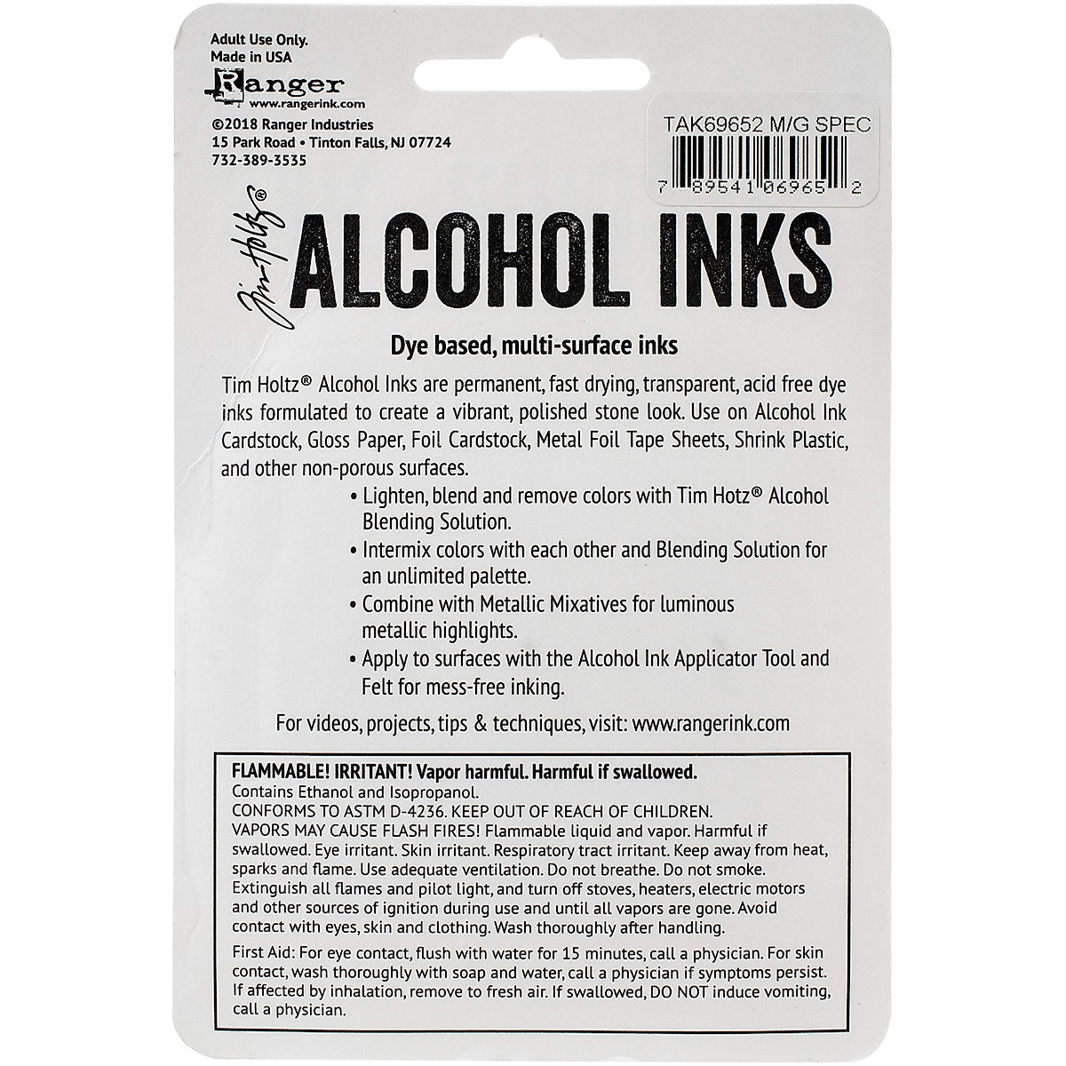 Ranger Tim Holtz - Alcohol Ink 3PKG, Mint/Green Spectrum