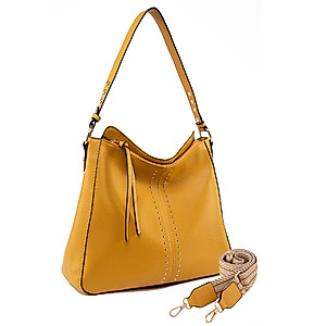 Montana West Hobo Bag for Women Designer Purses and Handbags Tote Shoulder Bags with Guitar Strap,MWC-128A-MSYL