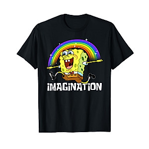 Mademark x SpongeBob SquarePants - Spongebob Imagination Meme Best Day Ever Spongebob Rainbow T-Shirt