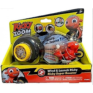Ricky Zoom Toy Motorcycle with Light and Sounds, Red for Boys,girl