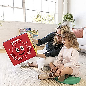 ECR4Kids SoftZone Emotion Cube with Mirror, Sensory Toy, Assorted