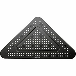 Tripp Lite Computer Monitor Stand, Corner Desk Monitor Stand for L Shaped Desk, Adjustable Height, 12 x 20 in., Metal, Black (MR1220M)