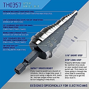 TEMCo TH0037 4" Hydraulic Knockout Punch Electrical Conduit Hole Cutter Set KO Tool Kit 5 Year Warranty