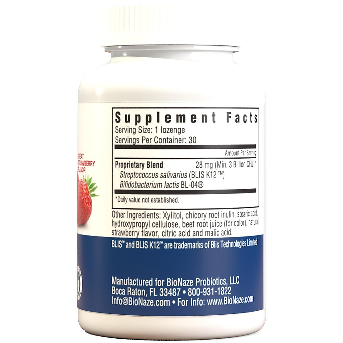 Bionaze Oral Probiotic K12 Dairy Free for Sinus Tonsil Stones Bad Breath Post Nasal Drip Throat Mouth Teeth - Improve Oral & Upper Respiratory Health with Clinically Proven BLIS K12 & BL-04 (2 Pack)