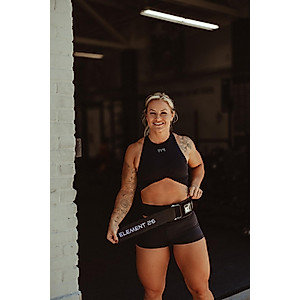 Self-Locking Weight Lifting Belt - Premium Weightlifting Belt for Serious Functional Fitness, Power Lifting, and Olympic Lifting Athletes - Training Belts for Men and Women (Medium, Black Custom