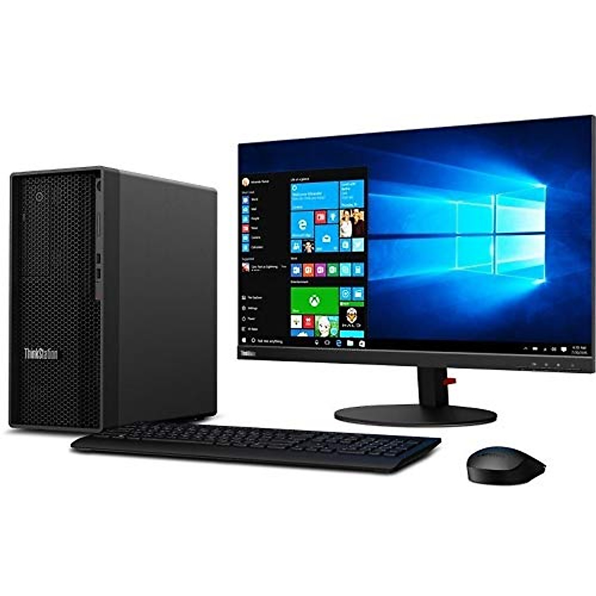Lenovo ThinkStation P340 30DH000NUS Workstation - 1 i5-10500 - 16 GB RAM - 512 GB SSD - Tower - Raven Black - Windows 10 Pro 64-bit - DVD-Writer - English (US) Keyboard - Ethernet