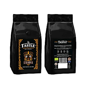 Cafe Tastle Ethiopia Medium-Dark Roast 100% Arabica Whole Bean Coffee, 8.82 oz (Pack of 12)