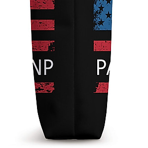 Palliative Care Nurse Practitioner USA Flag Patriotic Tote Bag