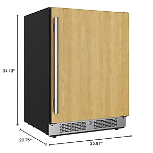 Avallon ABR242SGRH 24 Inch Wide 140 Can Energy Efficient Beverage Center with LED Lighting, Double Pane Glass, Touch Control Panel and Right Swing Door