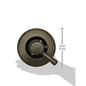 Delta Faucet Linden 17 Series Dual-Function Shower Handle Valve Trim Kit, Venetian Bronze T17093-RB (Valve Not Included)