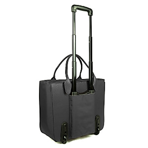 FLORENCE LADIES ROLLER TOTE - BLACK (Black)