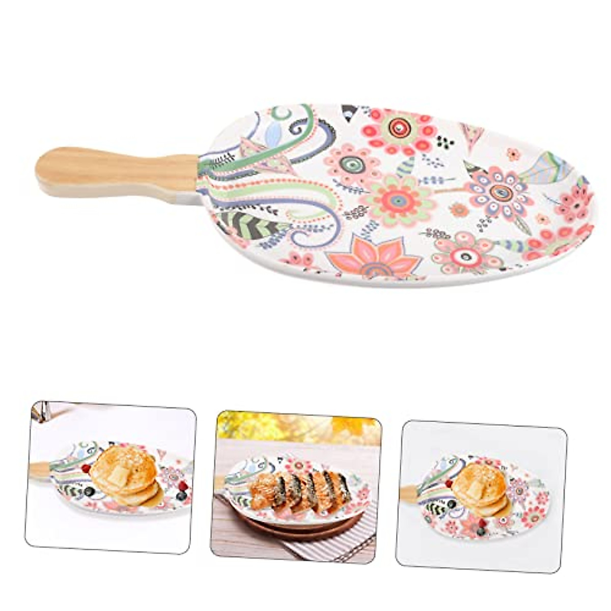 SEWOART Plate commercial tableware bread board baking pan fish platter food tray japanese plates bread loaf pans for baking fruit pies baking board bakeware with handles kitchen bakeware