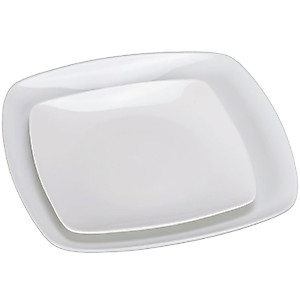 BIA Cordon Bleu 904710S4SIOC Epoch Salad Plate, Set of 4, 7-Inch Square