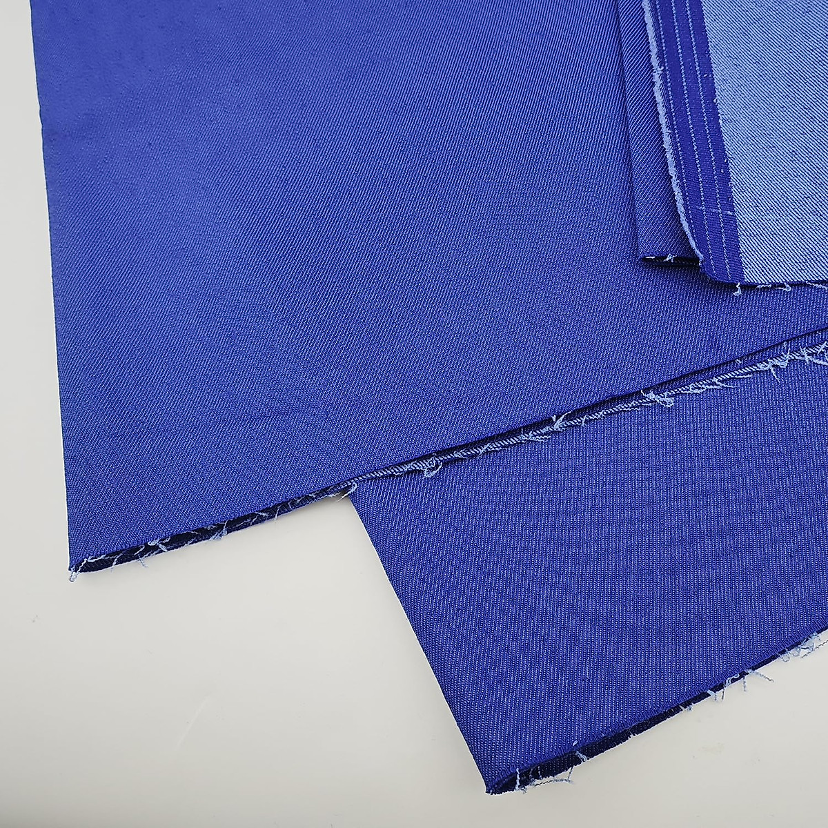 1 Yard 8 oz Navy Blue Denim Fabric for Sewing, Crafting Stylish Navy Denim Fabric by The Yard Jean Material Navy Blue Jean Fabric (60''x36'')