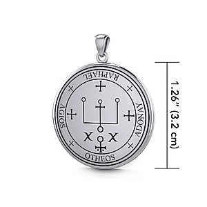Peter Stone Sigil of the Archangel Raphael 925 Sterling Silver Pendant Jewelry