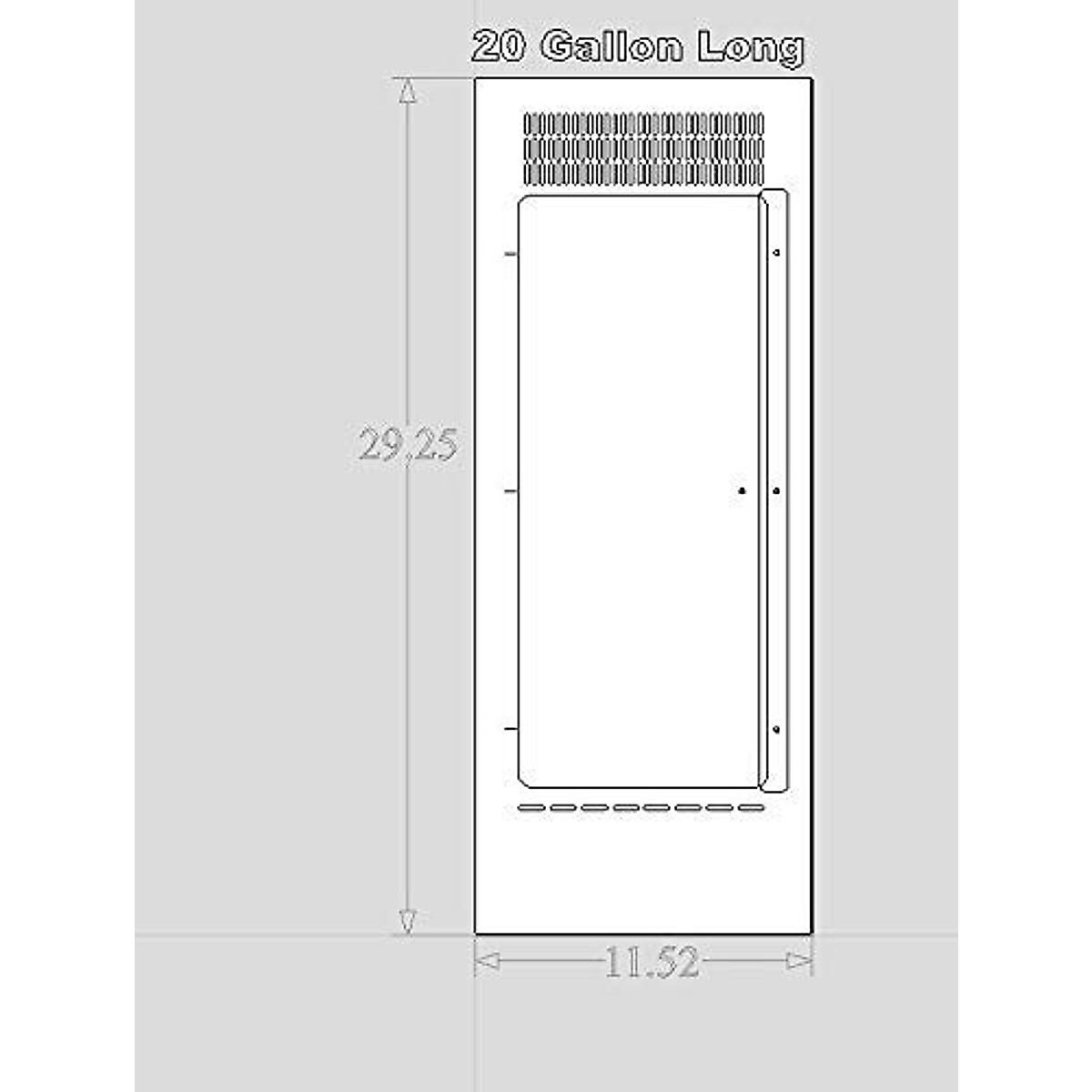 20 Gallon Long Aquarium Gecko/Arboreal Conversion Kit