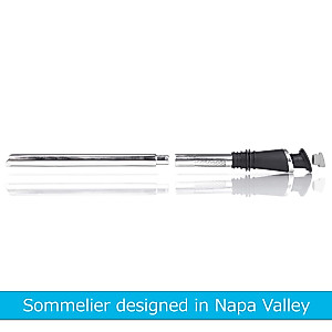 Soireehome Tempour Gourmet Aerator, Filter, Stopper, and Chiller for Wine and Liquor- Gift for Hosting, Perfect For Wine Tasting and Parties