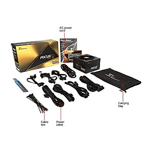 Seasonic FOCUS GX-650 - 650W - 80+ Gold - Full-Modular - ATX Form Factor - Low Noise - Premium Japanese Capacitor - 10 Year Warranty - Nvidia RTX 30/40 Super & AMD GPU Compatible (Ref. SSR-650FX)