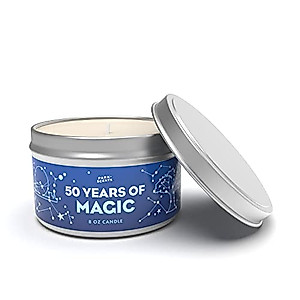 Park Scents 50 Years of Magic Candle - Beautiful Smell Used at Most Hotels Celebrating Disney 50th Anniversary - Super Accurate - Handmade in The USA - Vegan and Cruelty-Free | 8 oz. Tin