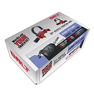 Bolt 7032492 Off-Vehicle Coupler Lock for use with Dodge, Ram, Jeep and Chrysler Keys
