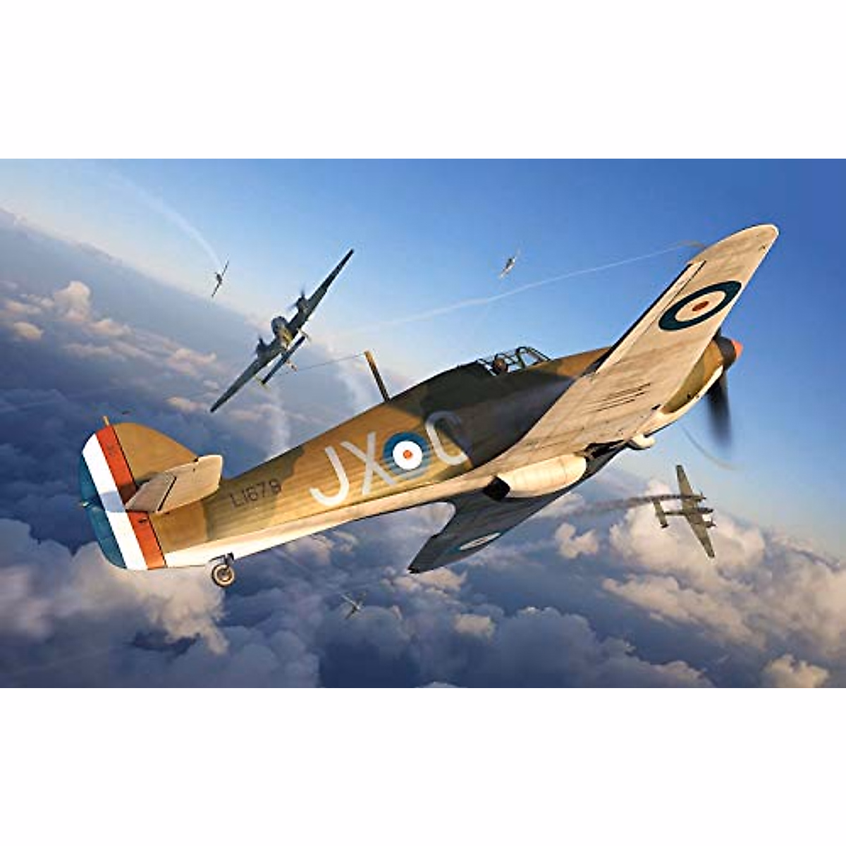 Airfix Hawker Hurricane MK I 1:72 WWII Military Aviation Plastic Model Kit A01010A