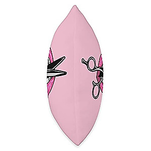 Hair Stylist Hairdresser Barber Salon Tool Bags Sassy Lips Biting Scissors Hairdresser/Barber Gift Throw Pillow, 16x16, Multicolor